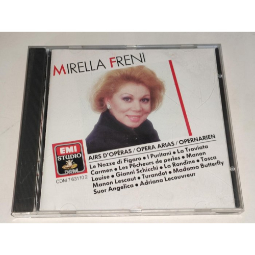 Mirella Freni Opera Arias Mozart Verdi Puccini Bellini EMI - 文本齋 二手CD ...