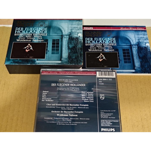 半銀圈 Nelsson Wagner 華格納 漂泊的荷蘭人 Philips 2CD 1985拜魯特音樂節 德PMDC版 - 文本齋 二手CD ...
