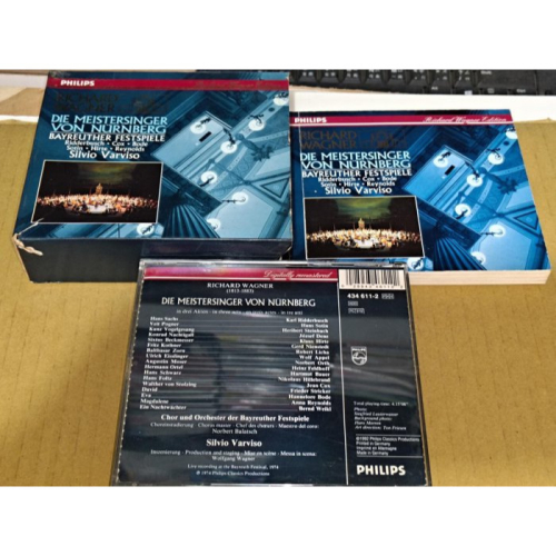 半銀圈 Varviso Wagner 華格納 紐倫堡的名歌手 Philips 4CD 1974拜魯特音樂節 德01版 - 文本齋 二手CD - iOPEN Mall