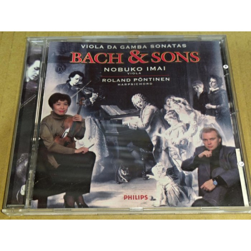 今井信子 Pöntinen 巴哈 Bach & Sons Viola Da Gamba Sonatas Philips - 文本齋 二手CD - iOPEN Mall