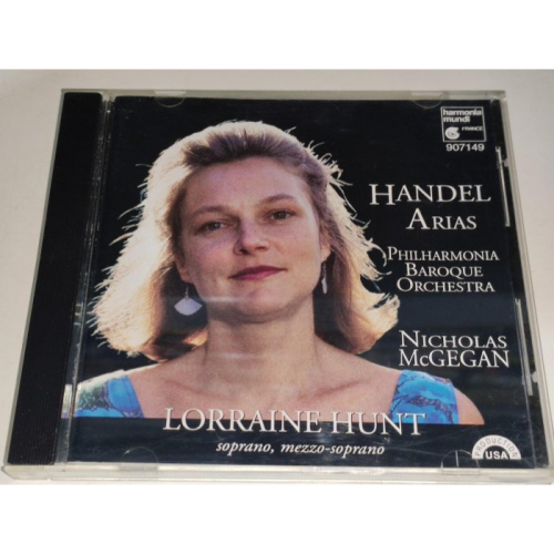 文本齋 Lorraine Hunt Nicholas McGegan Handel Arias FHM - 文本齋 二手CD - iOPEN Mall