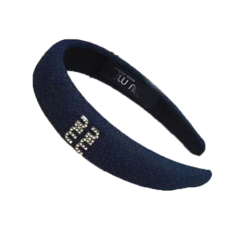 Miu Miu 髮箍髮飾 美妝贈品vip漂亮禮 簡單就高級 字母水鑽發箍 氣質百搭 寬邊小羊皮發箍 母親節 情人節 交換 - 美好海外全球購 ...