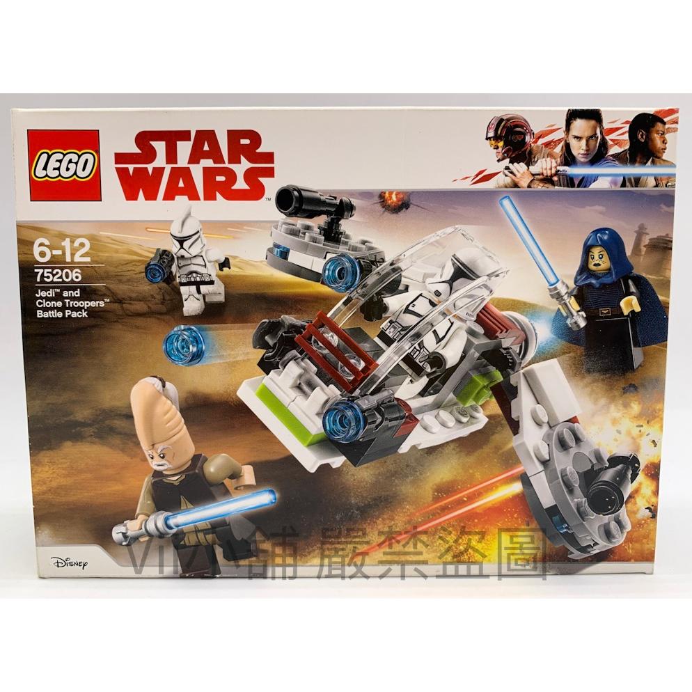 樂高 LEGO 75206 星際大戰 星戰 STAR WARS Jedi and Clone Troopers - VII 小舖 ...