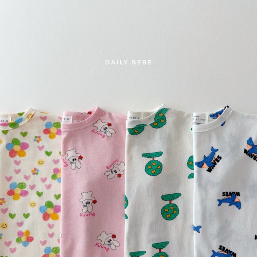 Daily Bebe 滿版圖案印花T恤 - Mini kids - iOPEN Mall