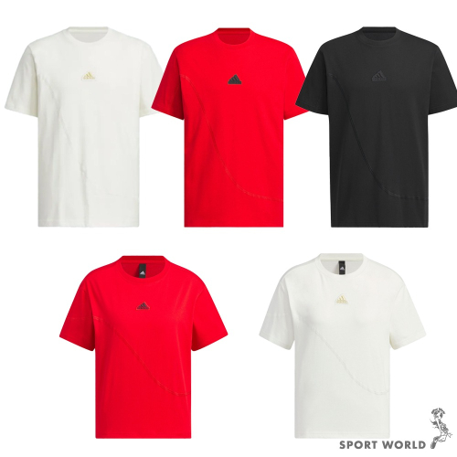 Adidas 短袖上衣 男裝 女裝 CNY 龍年 寬鬆 純棉【運動世界】 - 【運動世界 Sportworld】 - iOPEN Mall