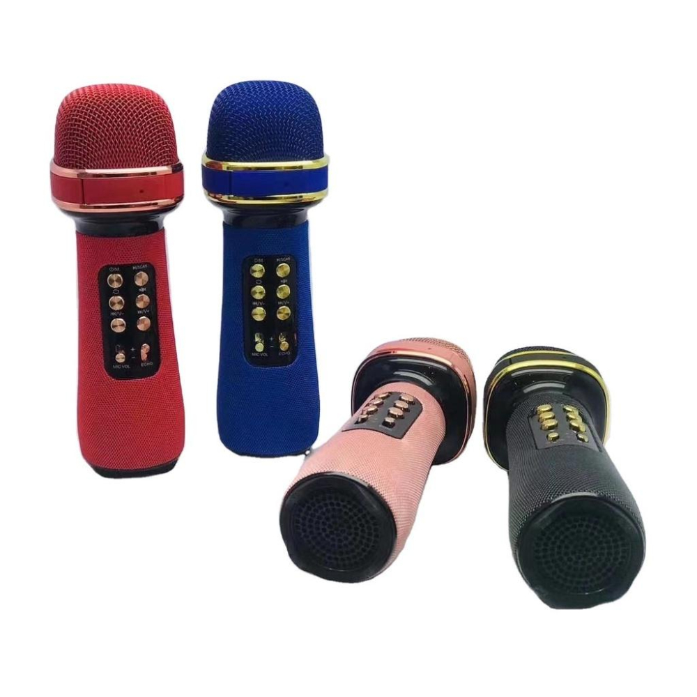 1手機全民k歌藍牙傢用電視兒童唱歌WS-898 rgb無綫麥剋風話筒ktv音響一體 麥剋風罩 話筒罩 話筒套 無紡佈麥套 - BK手機平板配件
