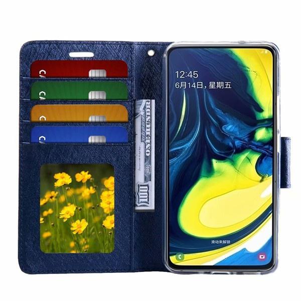 bk 三星 Note10+ Note10 Note9 Note8 月詩系列 掀蓋殼 手機皮套 插卡 支架 - black - iOPEN Mall