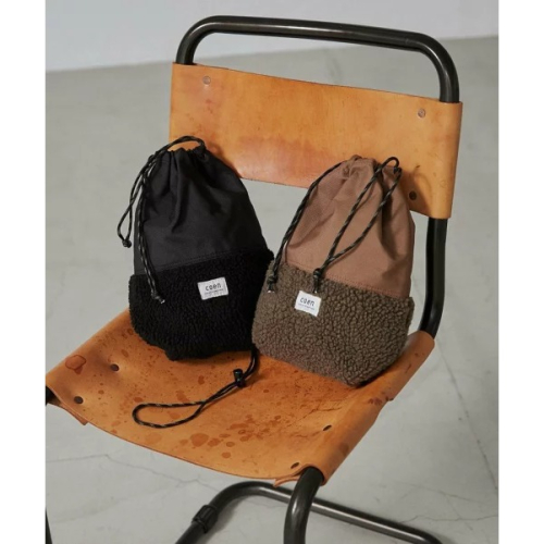 （預購）日本代購🇯🇵日牌Coen 尼龍毛呢束口小包 - S’AIMER - iOPEN Mall