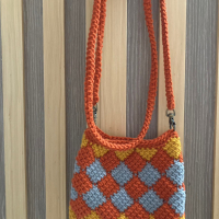 【Menisa Knitting】菱格編織小廢包 - Menisa Knitting手作編織 - iOPEN Mall