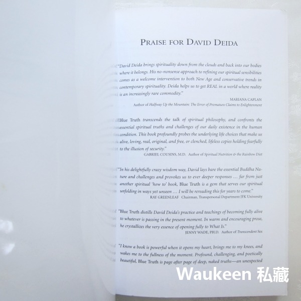 藍色真相 生死愛性的精神指南 Blue Truth 大衛戴伊達 David Deida 陽剛與陰柔作者 靈性成長性慾研究 - Waukeen ...
