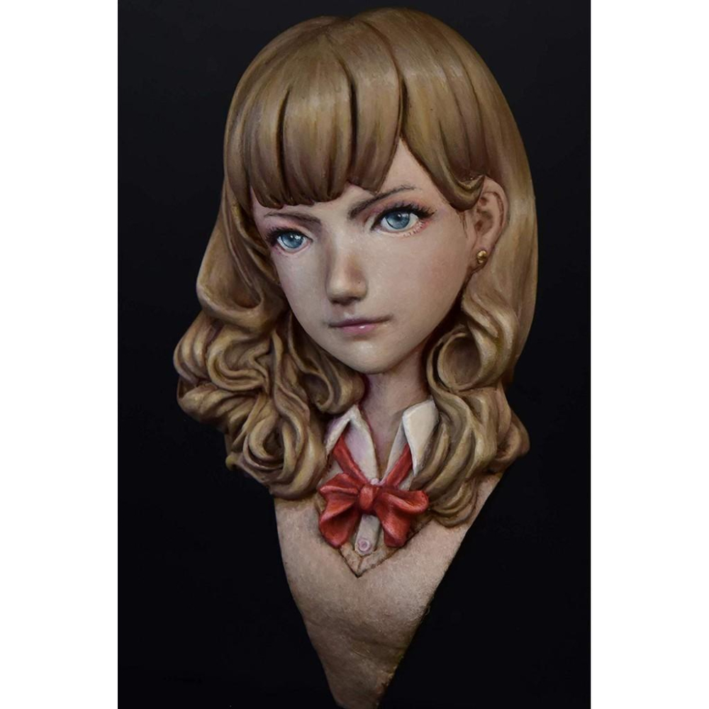 下前請閱讀商品描述Left hand craft girl bust#1 Gal resin kits 日本辣妹胸像 - 小人物繪舘 ...