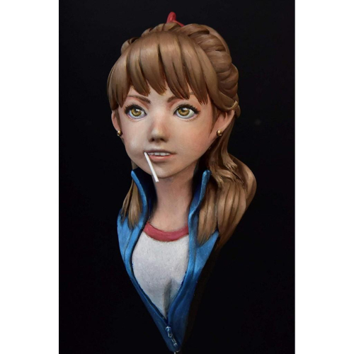 Left hand craft girl bust#2 Lolipop girl resin kits 棒棒糖女孩 - 小人物繪舘 ...