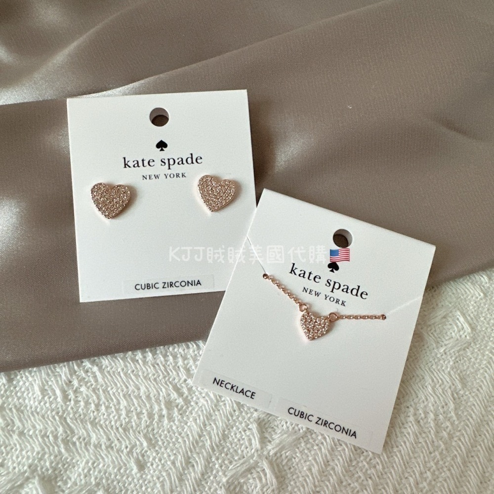 【Kate s pade】經典 米妮 珍珠 黑桃 桃心 扭結 垂墜款 耳環 項鍊 手鍊 - KJJ賊賊美國代購 - iOPEN Mall