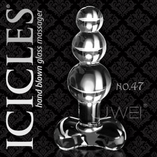 !送潤滑液!美國進口PIPEDREAM．ICICLES冰晶玻璃系列-NO.47 蜜糖蘆蘆 後庭塞*R-20.情趣用品.跳 - 達人情趣-飛機杯｜情趣用品｜按摩棒｜跳蛋｜自慰器｜保險套｜潤滑液劑 ...