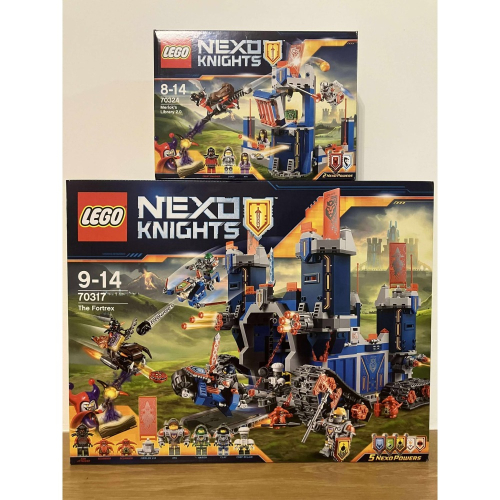 ⋐HJ㍿⋑ 樂高 LEGO 70317+70324 NEXO KNIGHTS 未來騎士團 移動城堡+梅洛克2.0圖書館 - ⋐HJ㍿⋑ ...