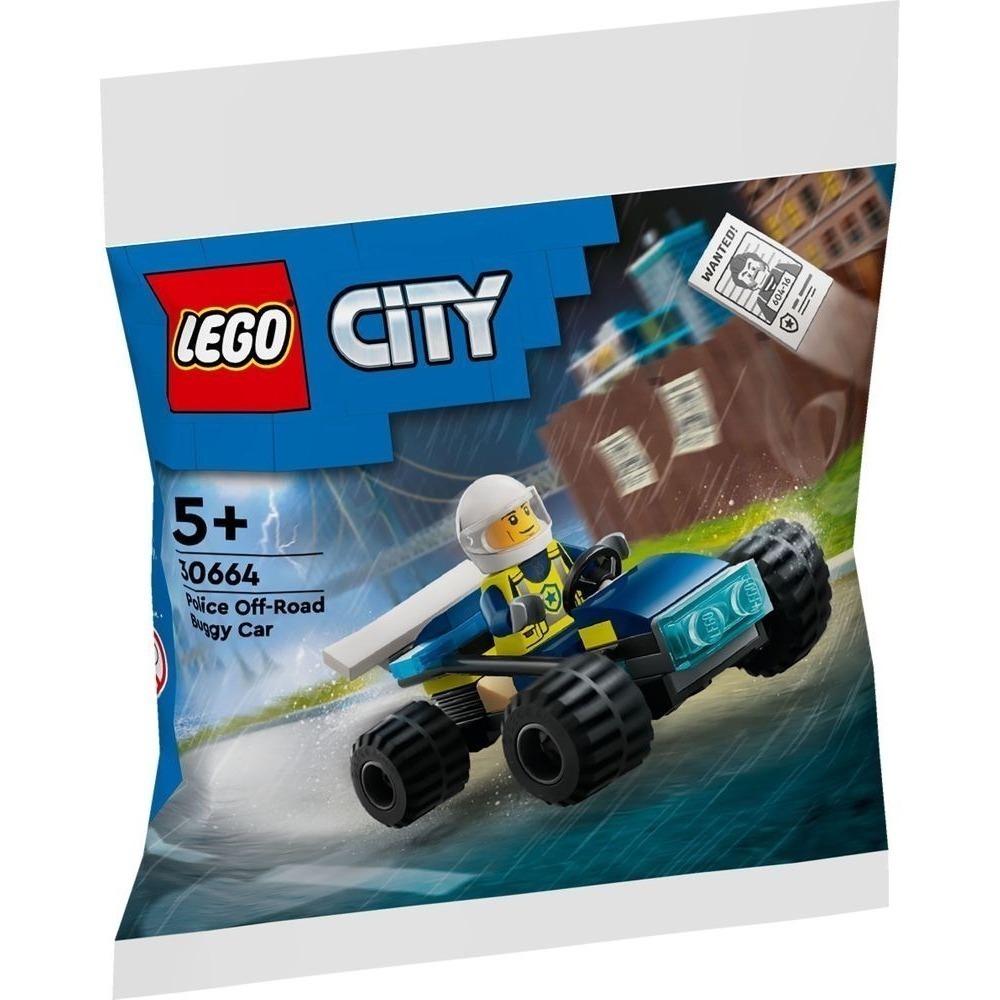 【群樂】袋裝 LEGO 30664 Police Off-Road Buggy Car - 群樂(專營樂高盒組、人偶、場景) - iOPEN Mall
