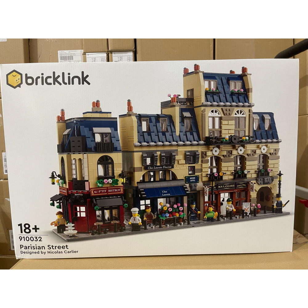 可刷卡 【群樂】建議選郵寄 盒組 LEGO 910032 Parisian Street - 群樂(專營樂高盒組、人偶、場景) - iOPEN ...