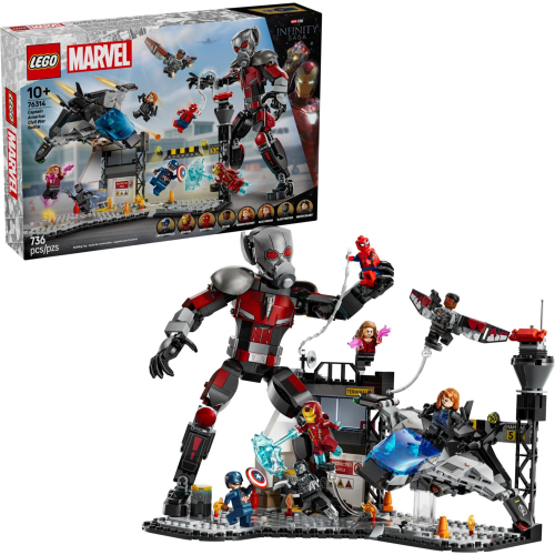 【群樂】盒組 LEGO 76314 SH-《美國隊長 3：英雄內戰》動作大戰 - 群樂(專營樂高盒組、人偶、場景) - iOPEN Mall