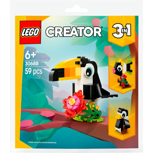 【群樂】袋裝 LEGO 30688 Tropical Toucan - 群樂(專營樂高盒組、人偶、場景) - iOPEN Mall