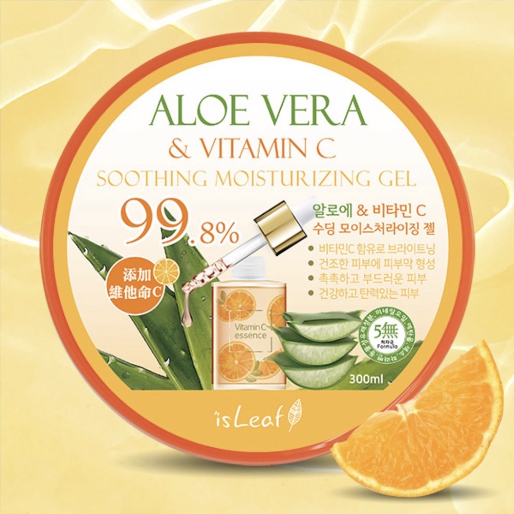 韓國製 isleaf 維他命C 蘆薈保濕凝凍 300ml ALOE VERAGEL 蘆薈凝膠 蘆薈膠 蘆薈保濕凝膠 - NK生活館 ...