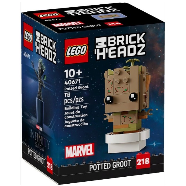 【台中翔智積木】LEGO 樂高 BrickHeadz 40671 Potted Groot 格魯特 - 台中翔智積木 - iOPEN Mall