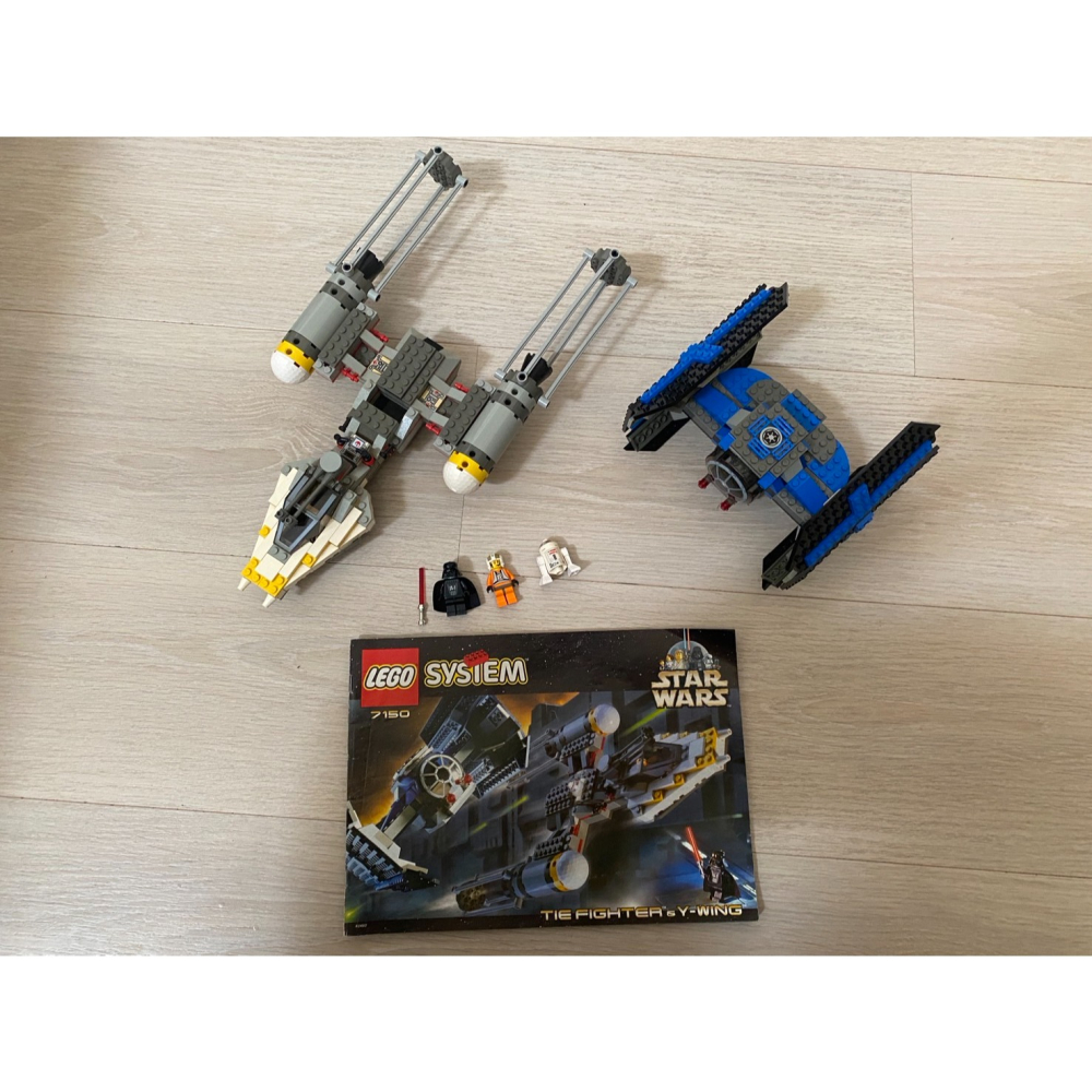 二手 樂高 LEGO 7150 星際大戰系列 TIE FIGHTER & Y-WING - 琴旋樂高手 - iOPEN Mall