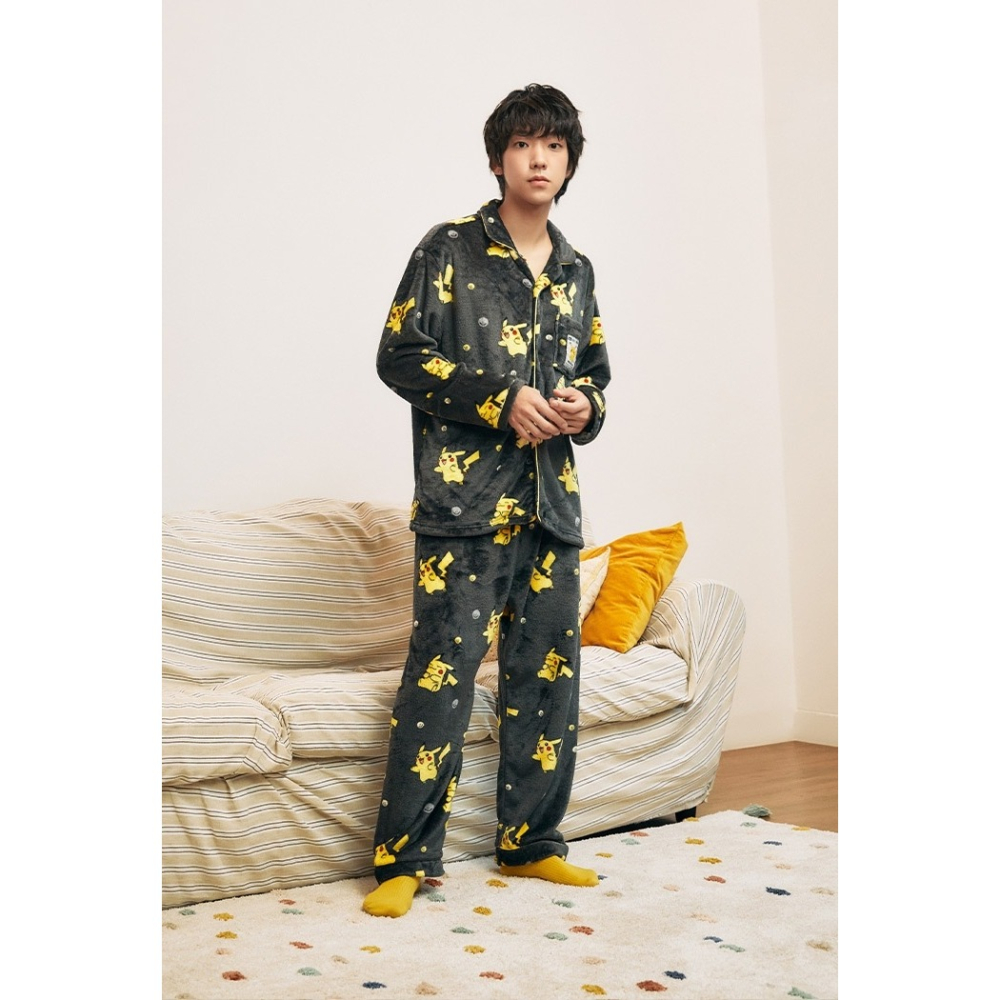 [預購 每周日中午 12:00收單] 2023 正韓 SPAO 2023秋冬新款寶可夢聯名睡衣系列 - 就這樣賣吧!! - iOPEN Mall