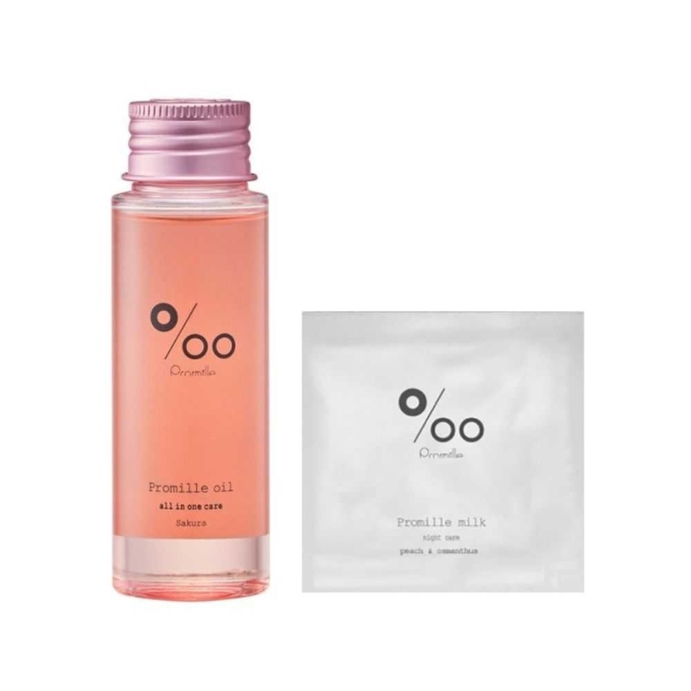 [預購 每月14/29日 中午12:00收單] 2024 日本MUCOTA Promille Oil 櫻花款+牛奶護髮 - 就這樣賣吧!! - iOPEN Mall