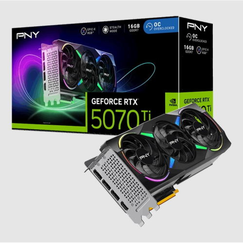 [ 全新 ] PNY RTX 5070ti ARGB EPIC-X 顯示卡@ 台南面交 @ 5070 ti 16G - cdtt001627 - iOPEN Mall