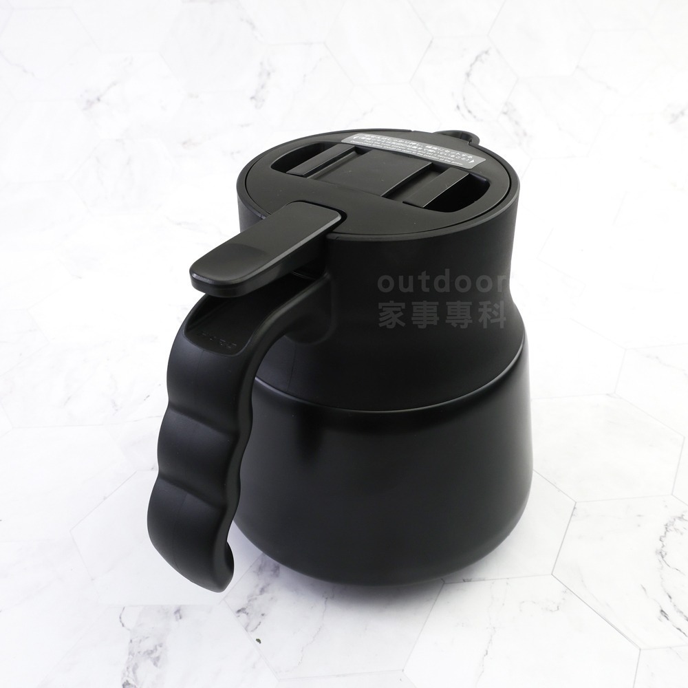 outdoor家事專科 日本HARIO V60耐銹鋼真空02保溫壺 600ml 可調出水量 質感黑 VHSN-60-B - outdoor家事 ...