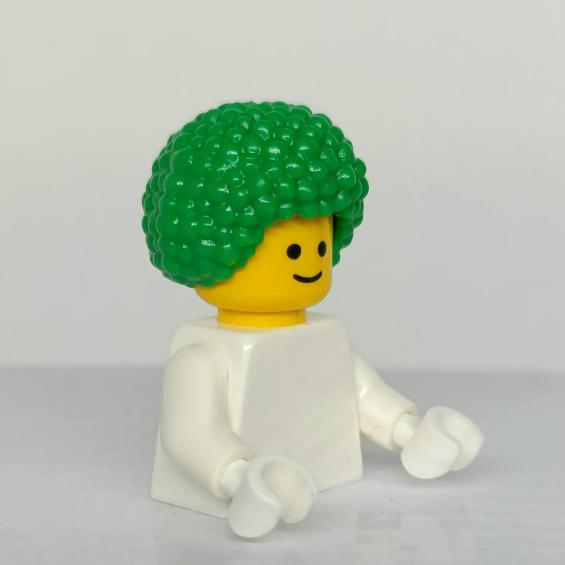 特殊34 頭飾 爆炸頭 小丑 頭髮 綠 黃 亮粉 87995 配件 正版LEGO - 樂高人偶小舖 - iOPEN Mall
