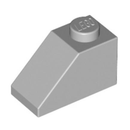 正版樂高LEGO 零件 淺灰 1X2 slope 斜面 4211614 - 樂高人偶小舖 - iOPEN Mall