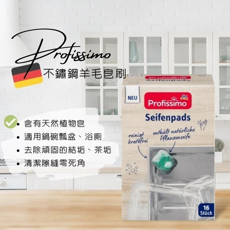 【現貨】Profissimo DM 廚房專用 極細鋼絲絨含皂刷 16入 不鏽鋼羊毛皂刷 不鏽鋼刷皂 鍋碗瓢盆 浴廁 - 好德小舖 ...