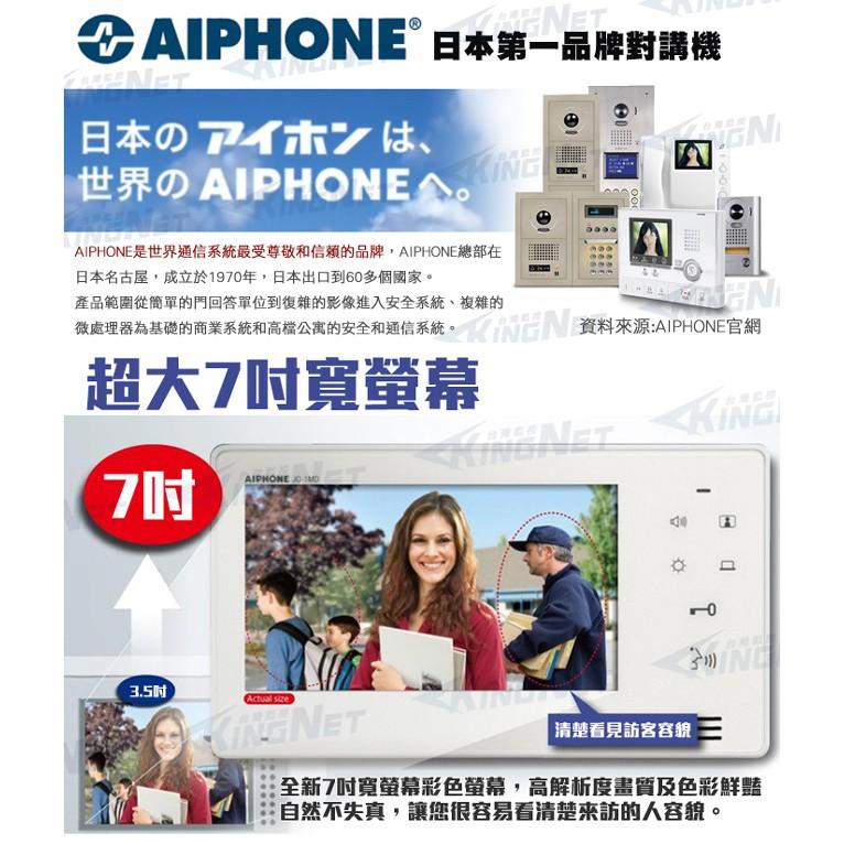 22【無名】監視器 日本 AIPHONE 門禁電話總機系統 門鈴 電鈴 7吋薄型螢幕 對講機組 按鍵操作 含稅 - 無名監控科技 - iOPEN Mall
