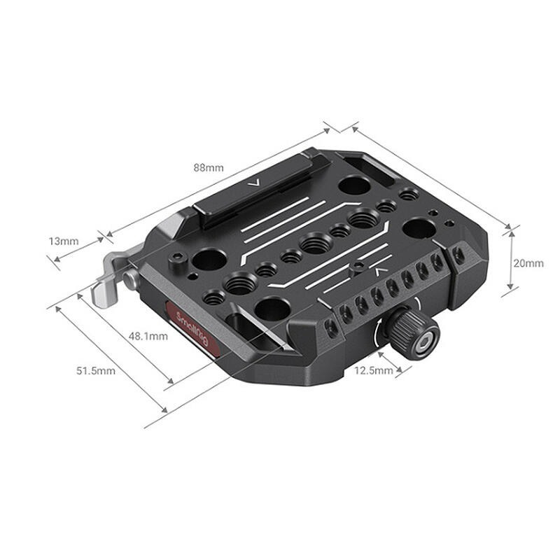 三重☆大人氣☆ SmallRig 2887 B 夾座 適用 Manfrotto 501 500AH 501PL 快裝板 - 大人氣網路、實體 ...