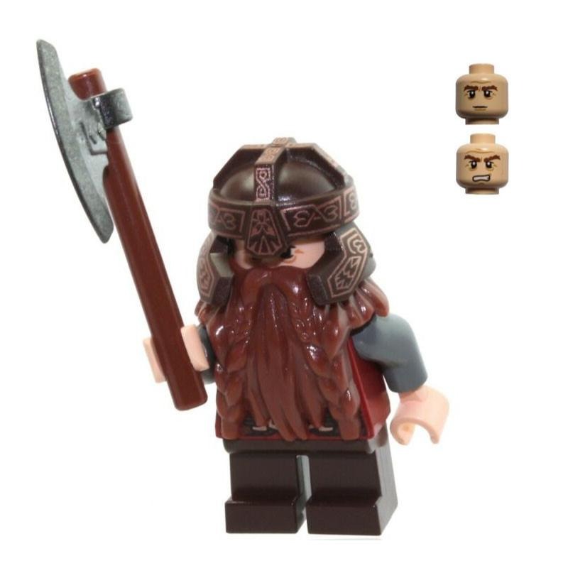 LEGO 樂高 魔戒 人偶 霍比特人 lor013 矮人金靂 含武器 9474 79006 79008 - 小積木大世界 ...