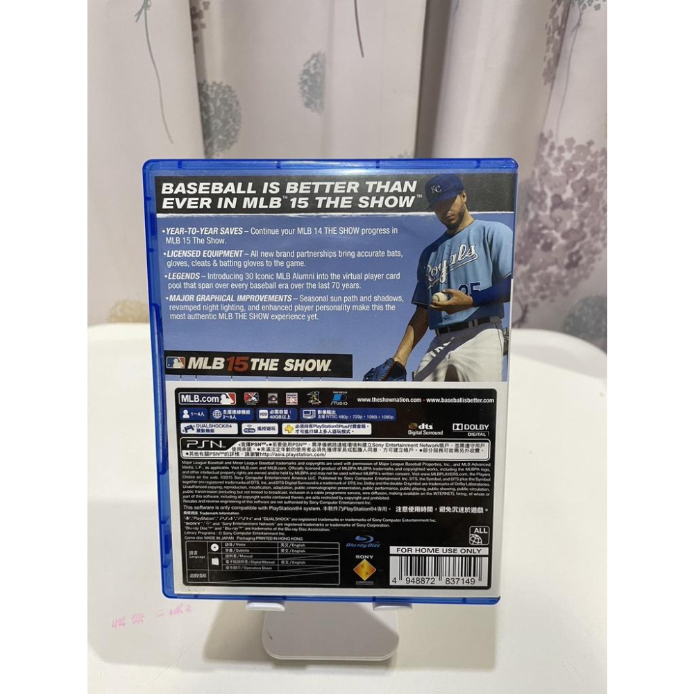 PS4遊戲片 MLB 2K15 THE SHOW 二手光碟片 英文版 - samchen - iOPEN Mall