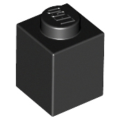 樂高百寶袋 LEGO「基本磚 1x1」3005 黑色 300526 - 樂高百寶袋-零件專賣 - iOPEN Mall