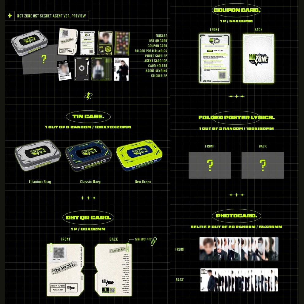 微音樂💃預購 NCT - ＇NCT ZONE＇ OST [Do It (Let＇s Play)] 原聲帶 - 微樂客WillMusic