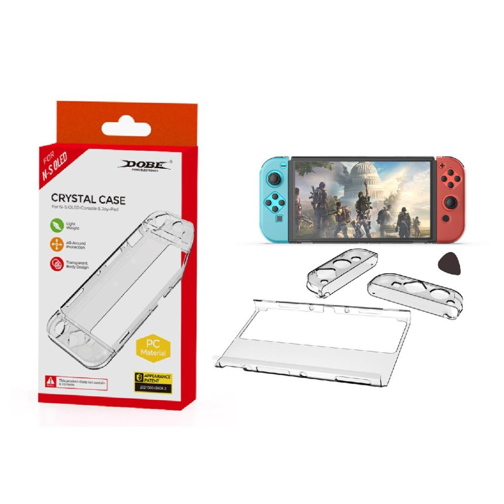 【現貨】NS 任天堂 SWITCH《 DOBE OLED 專用 保護殼 》保護套 硬殼 TPU軟殼 耐刮防潑水 - 兔玩Games - iOPEN Mall