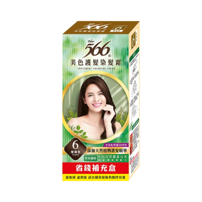 566 美色護髮染髮霜補充盒-栗褐色80g - 家樂福線上購物 - iOPEN Mall