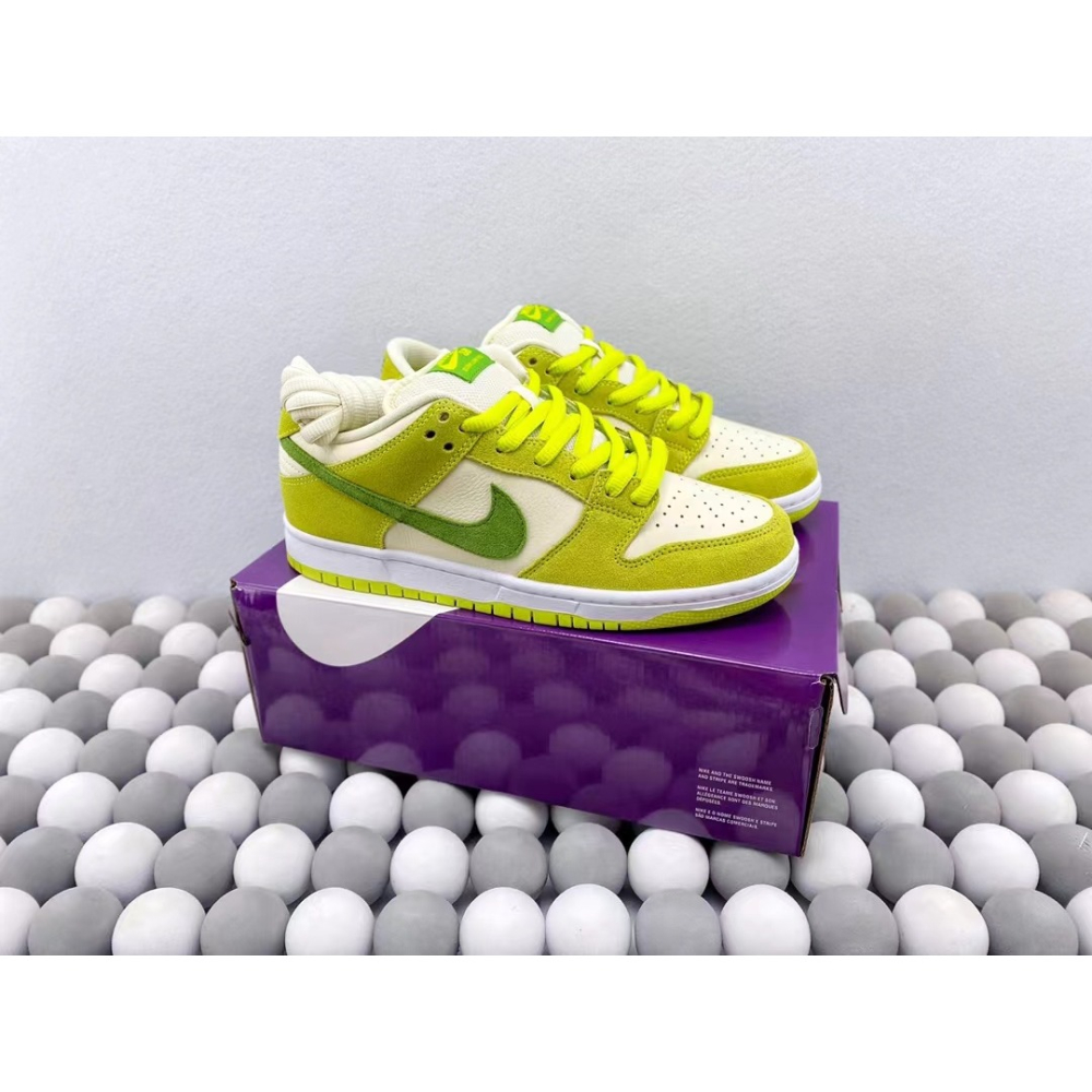 純原 新批次 NK SB Dunk Low Pro ＂Sour Apple＂ 青蘋果 NIKE 白綠青蘋果 男女同款 - 七星奢品 ...