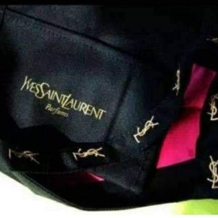 現貨 拉鍊款YSL金色刺繡帆布袋 - BOBO - iOPEN Mall