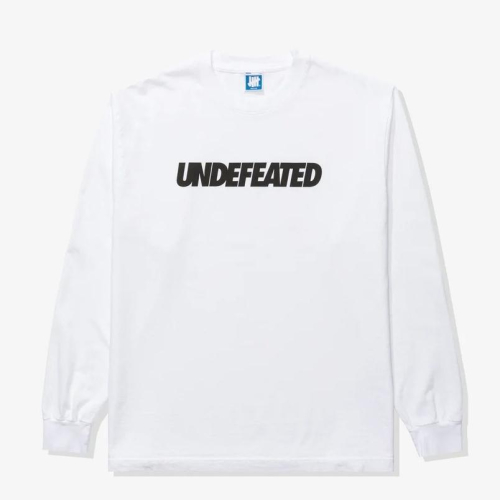 【球衣藏家】UNDEFEATED 經典款 白 UDFT 美牌 LOGO 棉質 長袖 TEE - 球衣藏家工作室 - iOPEN Mall