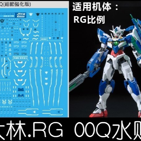 【Max模型小站】 大林水貼 (RG06) 00QAN[T] 量子鋼彈 細節強化版 - Max模型小站 - iOPEN Mall