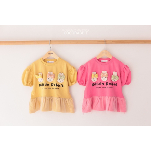 預購)Jump!點點童裝‧韓國童裝Cocorabbit 夏季新款‧小兔子造型短洋 - ．Jump點點童裝． - iOPEN Mall