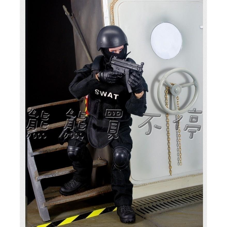 [台灣現貨-超值升級版] 1/6 多關節 多配件 迷彩兵人 30cm 軍事模 - 特警隊 SWAT 12吋兵人 可動人偶 - 熊熊買不停 - iOPEN Mall