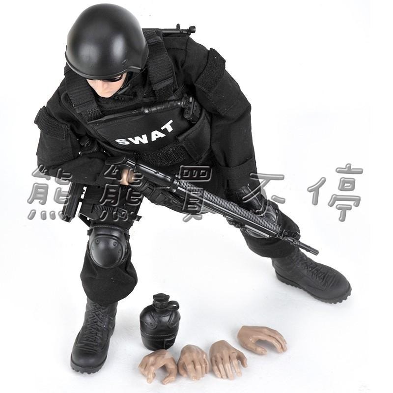 [台灣現貨-超值升級版] 1/6 多關節 多配件 迷彩兵人 30cm 軍事模 - 特警隊 SWAT 12吋兵人 可動人偶 - 熊熊買不停 - iOPEN Mall