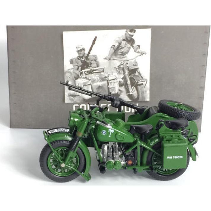 [在台現貨-三色可選] 二戰德國 BMW R75 邊車 1/24 合金 三輪 摩托車模型 可加購客製兵人和MG34機槍 - 熊熊買不停 ...