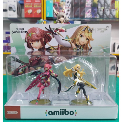 NS amiibo 明星大亂鬥系列 異度神劍2 焰 & 光 PYRA & MYTHRA 新品現貨 - 電玩貓遊戲小鋪 - iOPEN Mall